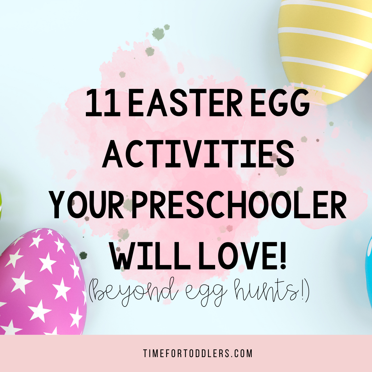 11 Easter eggs activities Preschool aged kids will LOVE (beyond a Candy ...